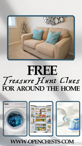 Free Rhyming Scavenger Hunt Riddle Clues for Home – Open Chests