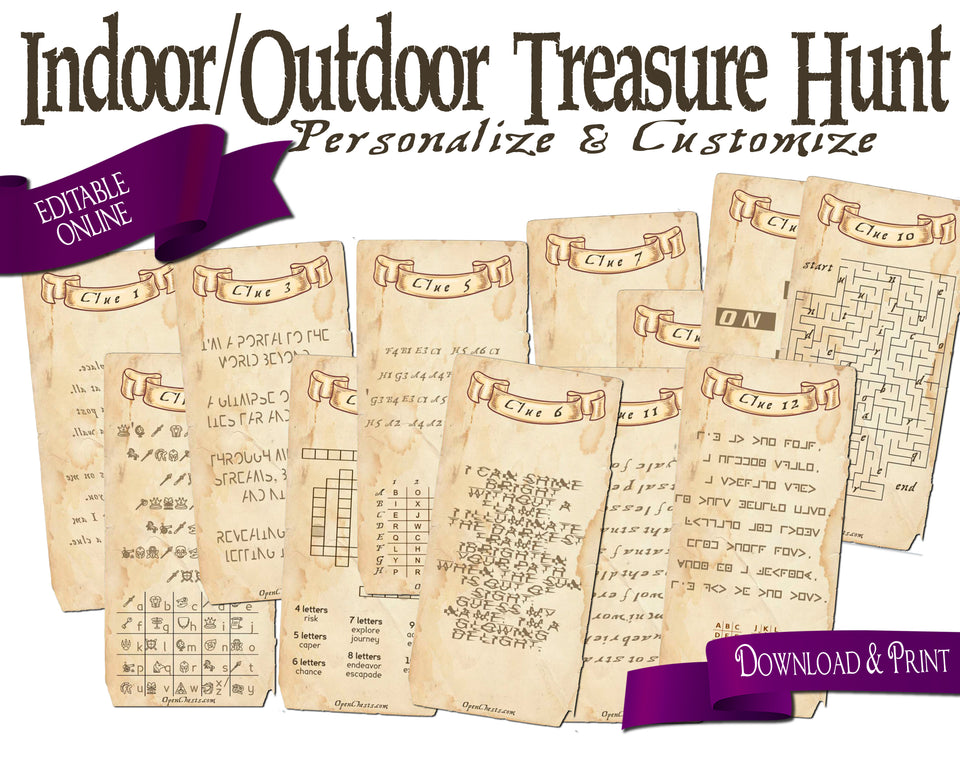 How to Plan a successful Outdoor Treasure Hunt – Open Chests