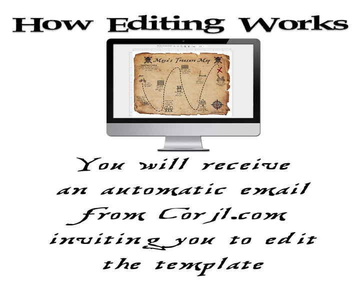 Customizable Treasure Maps - Edit the Templates to Personalize – Open ...