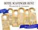 Hotel Treasure Hunt for Teens and Adults - Editable Puzzles – Open Chests