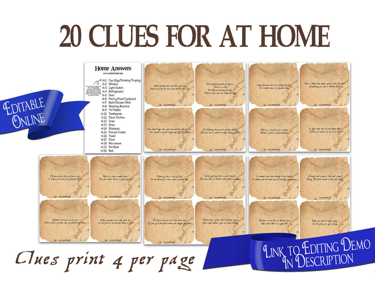 Backyard Treasure Hunts – Open Chests